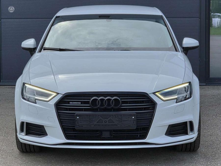 White Audi A3 2017 in Jonava, with an engine capacity of 2.00 L and mileage of 173 thousand km for 15500 €, photo 4 on AUTOMOTO.COM.LV