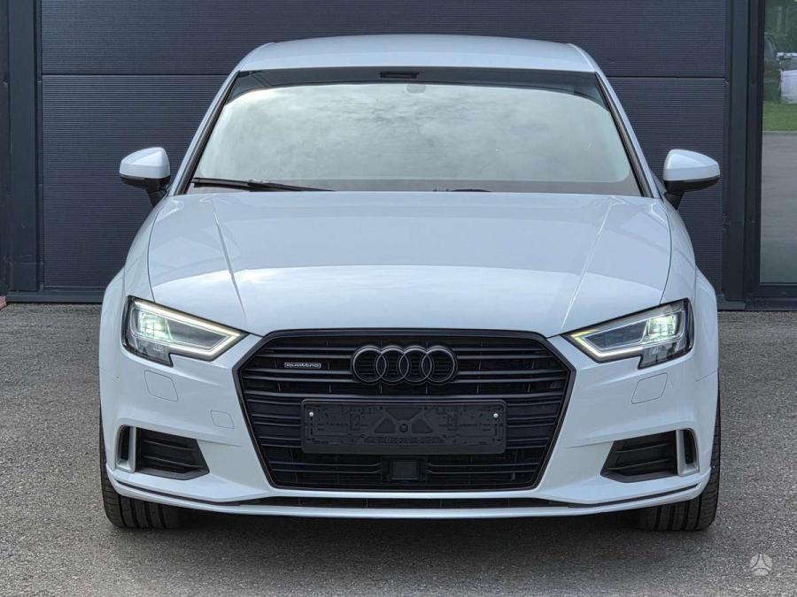 White Audi A3 2017 in Jonava, with an engine capacity of 2.00 L and mileage of 173 thousand km for 15500 €, photo 12 on AUTOMOTO.COM.LV
