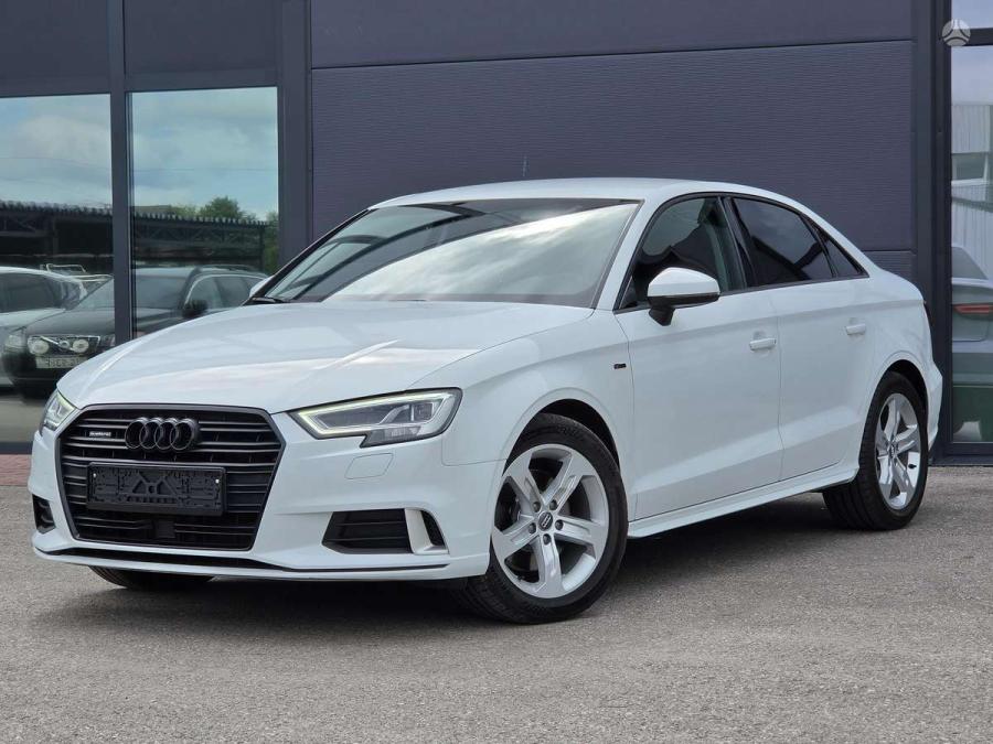 White Audi A3 2017 in Jonava, with an engine capacity of 2.00 L and mileage of 173 thousand km for 15500 €, photo 13 on AUTOMOTO.COM.LV