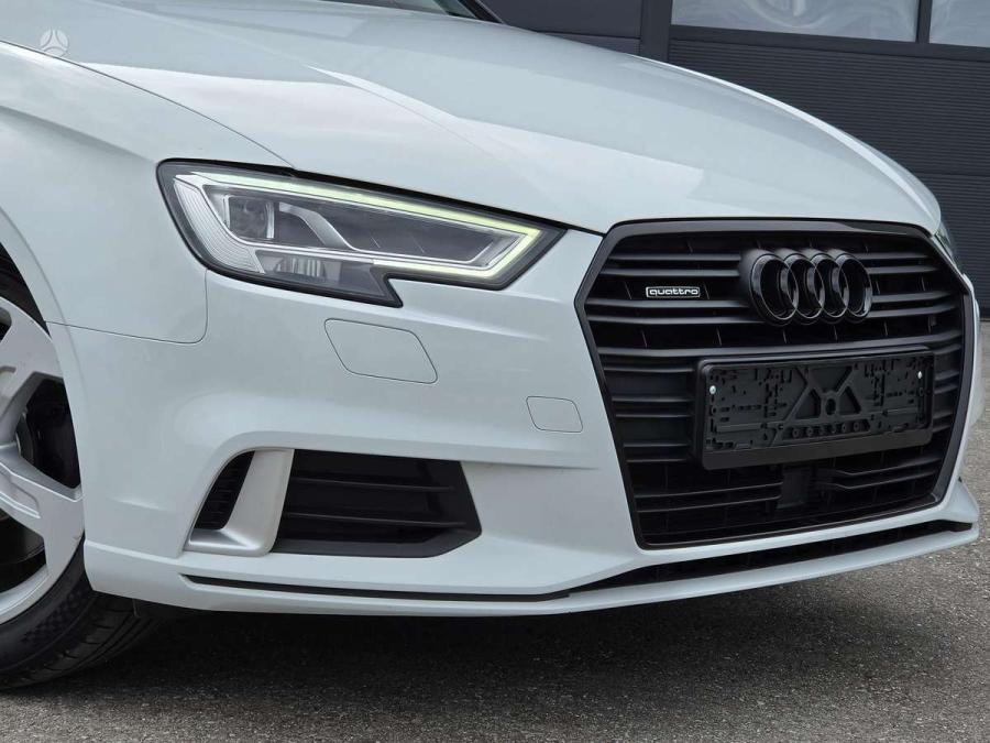 White Audi A3 2017 in Jonava, with an engine capacity of 2.00 L and mileage of 173 thousand km for 15500 €, photo 15 on AUTOMOTO.COM.LV
