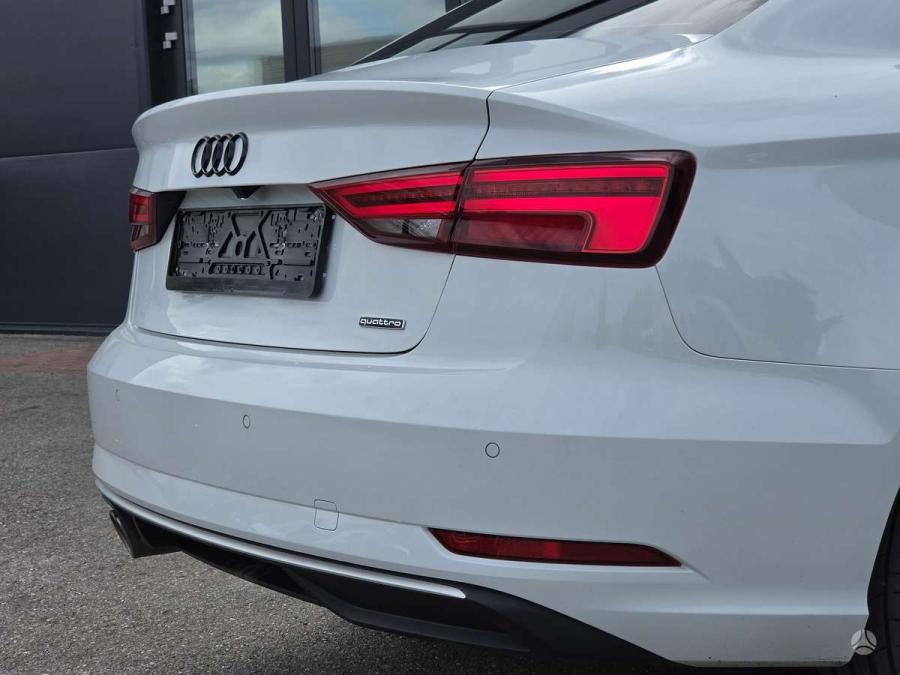 White Audi A3 2017 in Jonava, with an engine capacity of 2.00 L and mileage of 173 thousand km for 15500 €, photo 16 on AUTOMOTO.COM.LV