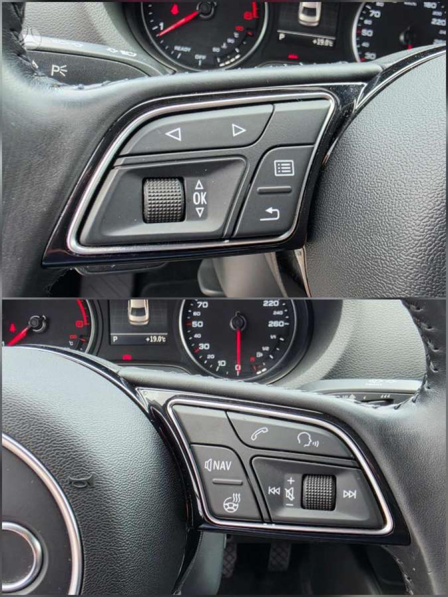 White Audi A3 2017 in Jonava, with an engine capacity of 2.00 L and mileage of 173 thousand km for 15500 €, photo 28 on AUTOMOTO.COM.LV