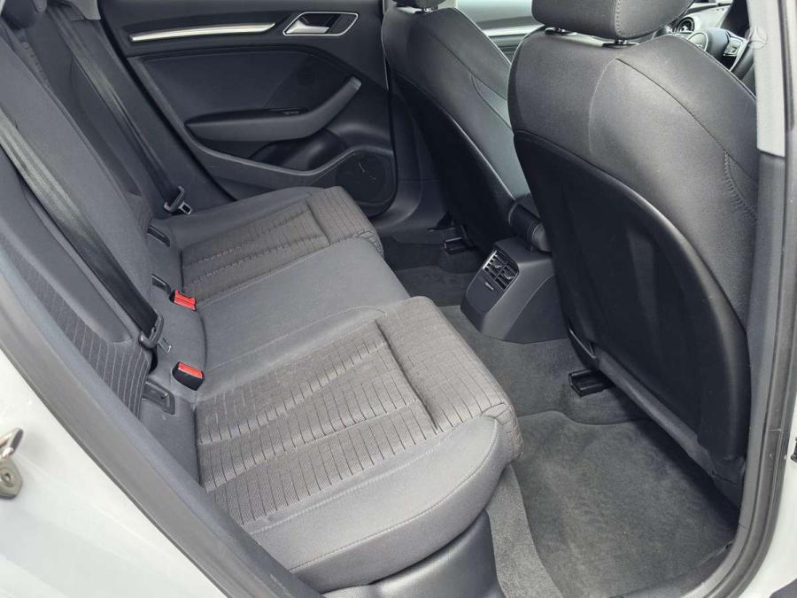 White Audi A3 2017 in Jonava, with an engine capacity of 2.00 L and mileage of 173 thousand km for 15500 €, photo 40 on AUTOMOTO.COM.LV