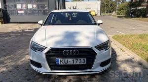White Audi A3 2017 in Riga, with an engine capacity of 1.50 L and mileage of 131 thousand km for 13500 €, photo  on AUTOMOTO.COM.LV