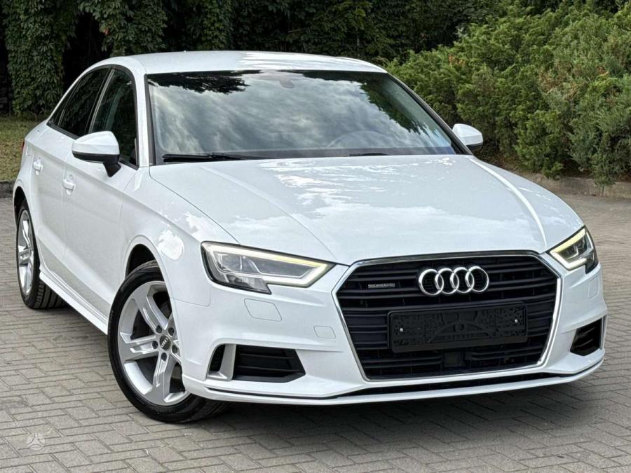 White Audi A3 2017 in Prienai, with an engine capacity of 2.00 L and mileage of 251 thousand km for 12800 €, photo 5 on AUTOMOTO.COM.LV