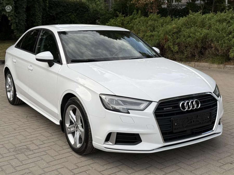 White Audi A3 2017 in Prienai, with an engine capacity of 2.00 L and mileage of 251 thousand km for 12800 €, photo 11 on AUTOMOTO.COM.LV