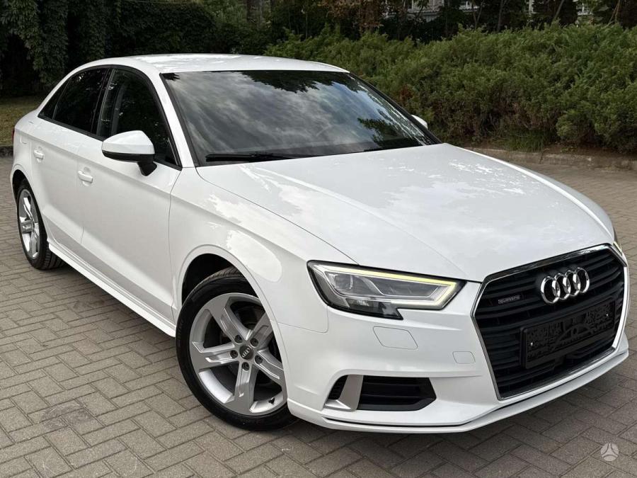 White Audi A3 2017 in Prienai, with an engine capacity of 2.00 L and mileage of 251 thousand km for 12800 €, photo 12 on AUTOMOTO.COM.LV