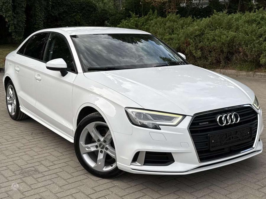 White Audi A3 2017 in Prienai, with an engine capacity of 2.00 L and mileage of 251 thousand km for 12800 €, photo 13 on AUTOMOTO.COM.LV