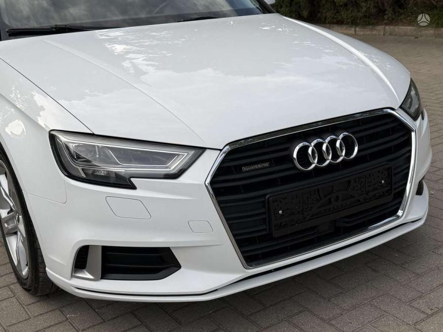 White Audi A3 2017 in Prienai, with an engine capacity of 2.00 L and mileage of 251 thousand km for 12800 €, photo 21 on AUTOMOTO.COM.LV