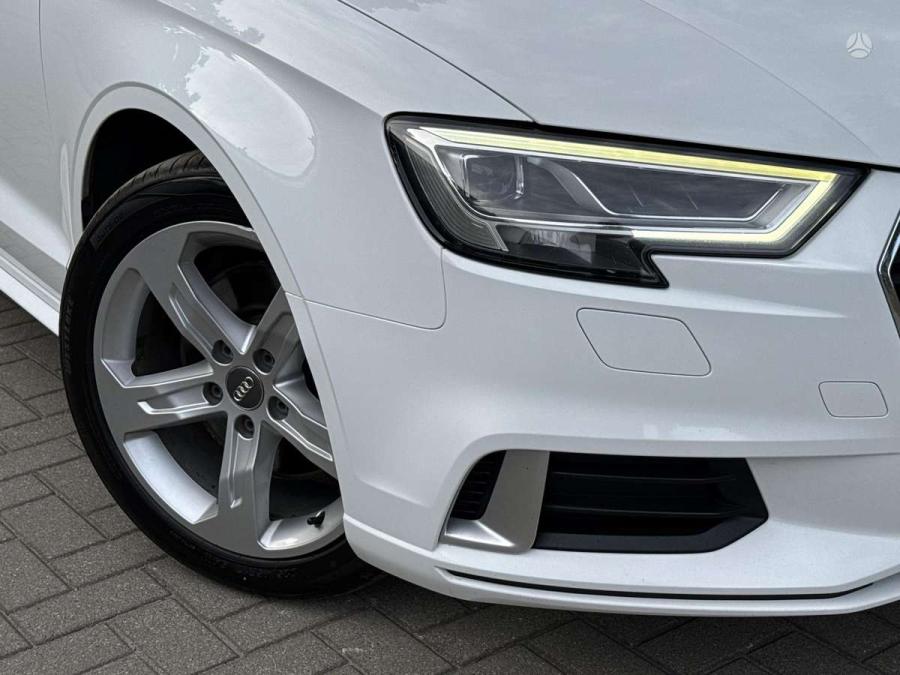 White Audi A3 2017 in Prienai, with an engine capacity of 2.00 L and mileage of 251 thousand km for 12800 €, photo 22 on AUTOMOTO.COM.LV