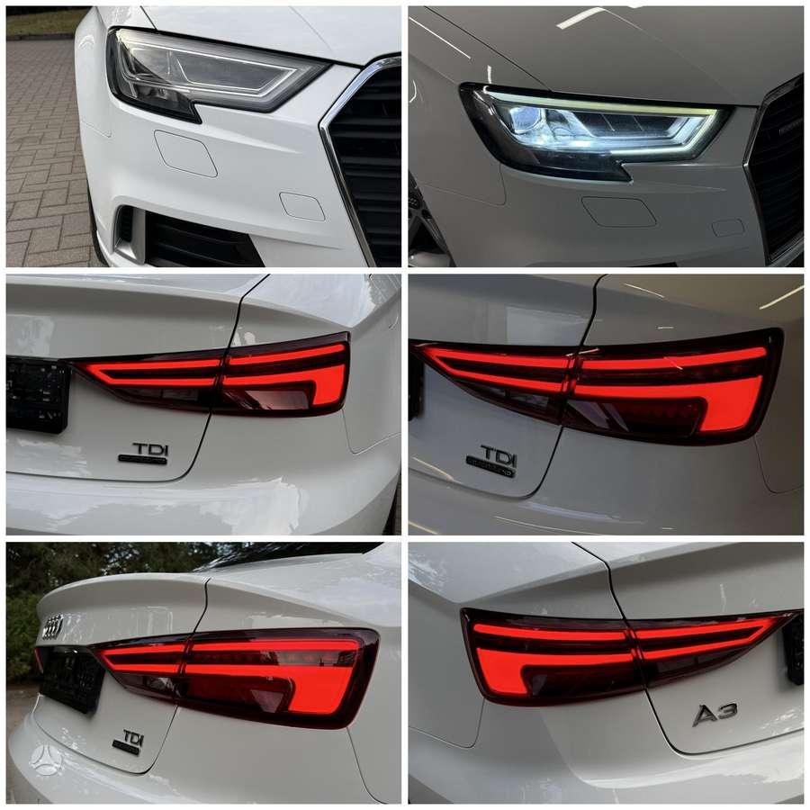White Audi A3 2017 in Prienai, with an engine capacity of 2.00 L and mileage of 251 thousand km for 12800 €, photo 24 on AUTOMOTO.COM.LV