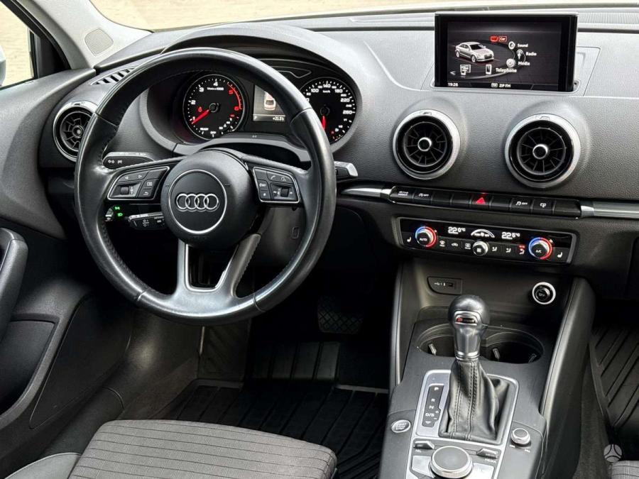 White Audi A3 2017 in Prienai, with an engine capacity of 2.00 L and mileage of 251 thousand km for 12800 €, photo 32 on AUTOMOTO.COM.LV