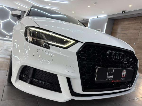 White Audi A3 2017 in Klaipeda, with an engine capacity of 1.98 L and mileage of 145 thousand km for 19900 €, photo 5 on AUTOMOTO.COM.LV