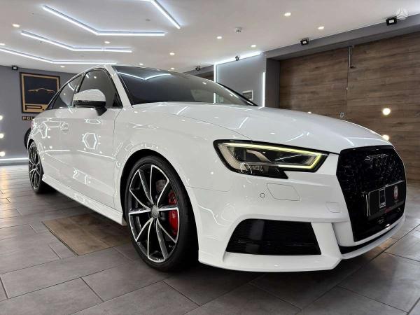 White Audi A3 2017 in Klaipeda, with an engine capacity of 1.98 L and mileage of 145 thousand km for 19900 €, photo 9 on AUTOMOTO.COM.LV