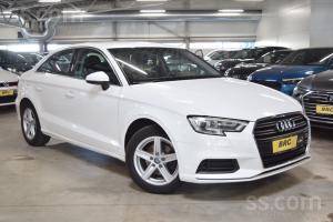 White Audi A3 2017 in Riga, with an engine capacity of 1.50 L and mileage of 131 thousand km for 12500 €, photo  on AUTOMOTO.COM.LV