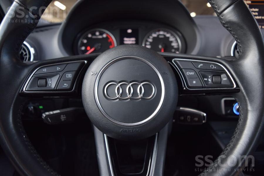 Balts Audi A3 2017 Rīga, ar dzinēja tilpumu 1.50 L un nobraukumu 131 tūkst. km par 12500 €, foto 11 vietnē AUTOMOTO.COM.LV