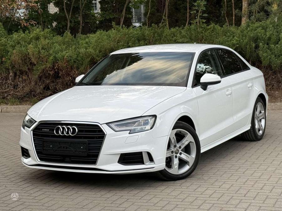 White Audi A3 2017 in Prienai, with an engine capacity of 2.00 L and mileage of 251 thousand km for 12200 €, photo 3 on AUTOMOTO.COM.LV