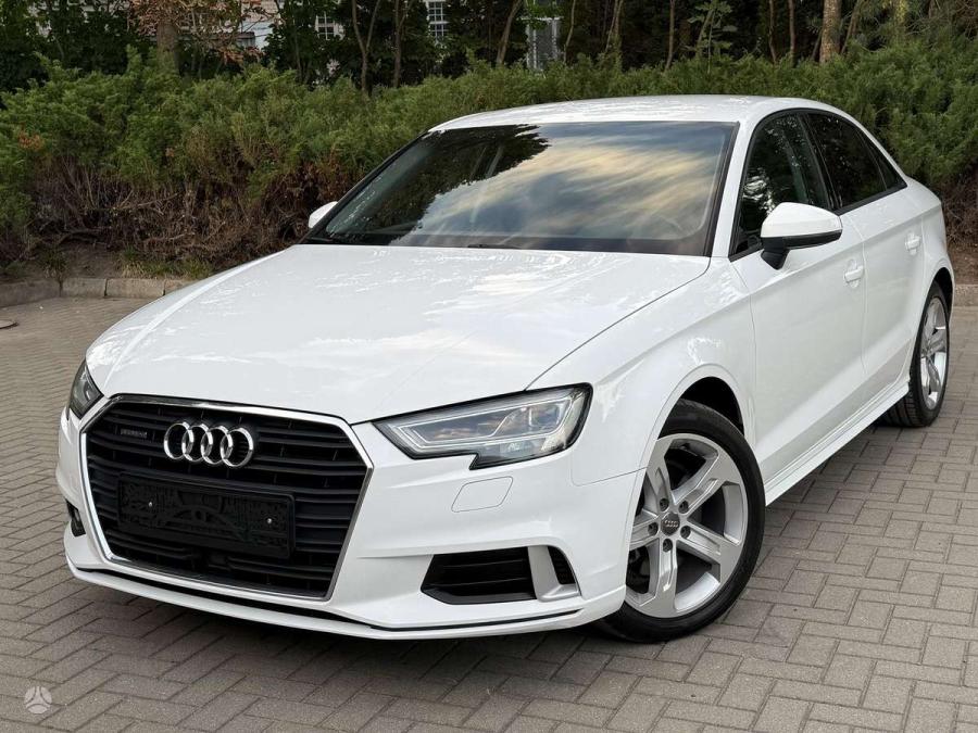 White Audi A3 2017 in Prienai, with an engine capacity of 2.00 L and mileage of 251 thousand km for 12200 €, photo 9 on AUTOMOTO.COM.LV