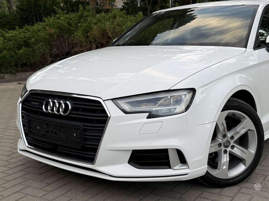 White Audi A3 2017 in Prienai, with an engine capacity of 2.00 L and mileage of 251 thousand km for 12200 €, photo 10 on AUTOMOTO.COM.LV