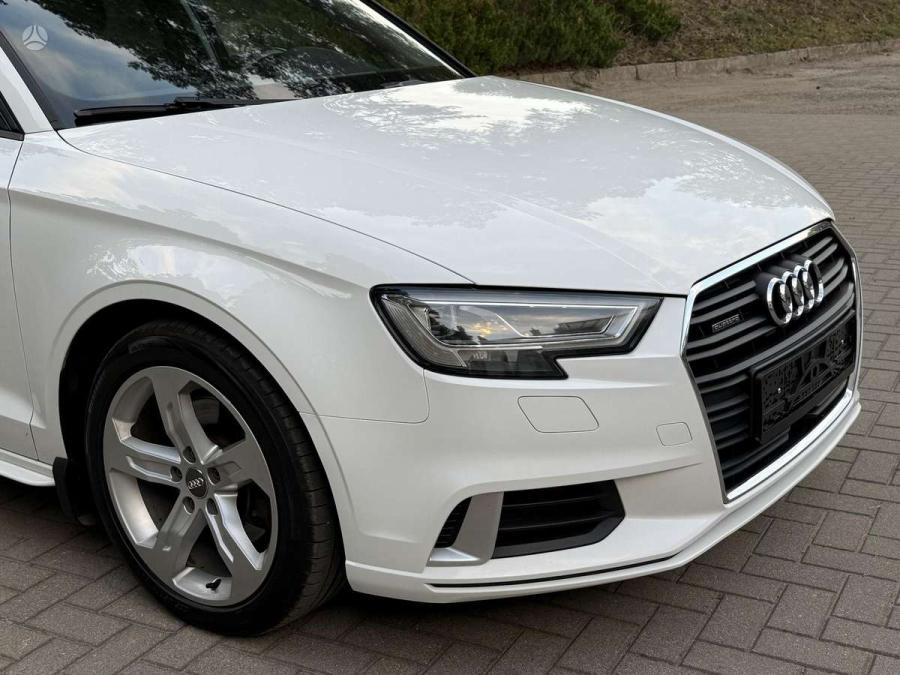 White Audi A3 2017 in Prienai, with an engine capacity of 2.00 L and mileage of 251 thousand km for 12200 €, photo 11 on AUTOMOTO.COM.LV