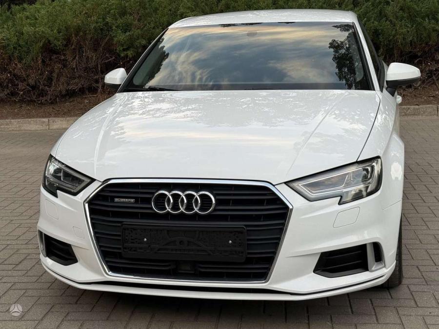 White Audi A3 2017 in Prienai, with an engine capacity of 2.00 L and mileage of 251 thousand km for 12200 €, photo 13 on AUTOMOTO.COM.LV