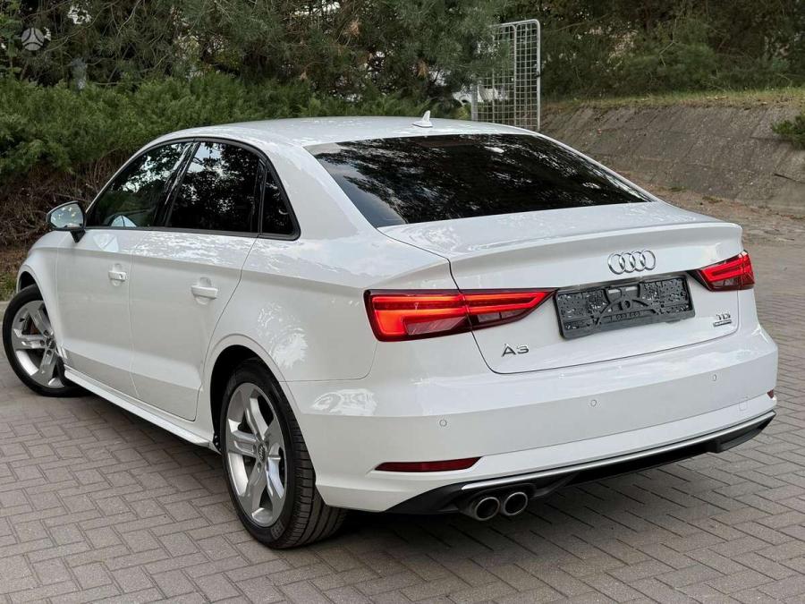 White Audi A3 2017 in Prienai, with an engine capacity of 2.00 L and mileage of 251 thousand km for 12200 €, photo 18 on AUTOMOTO.COM.LV