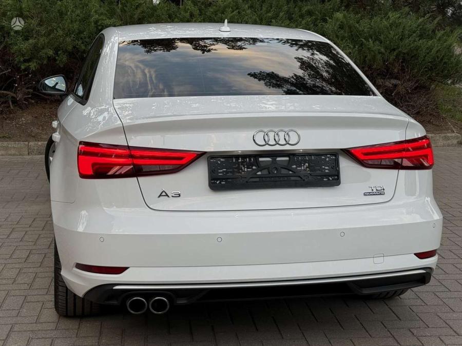 White Audi A3 2017 in Prienai, with an engine capacity of 2.00 L and mileage of 251 thousand km for 12200 €, photo 19 on AUTOMOTO.COM.LV