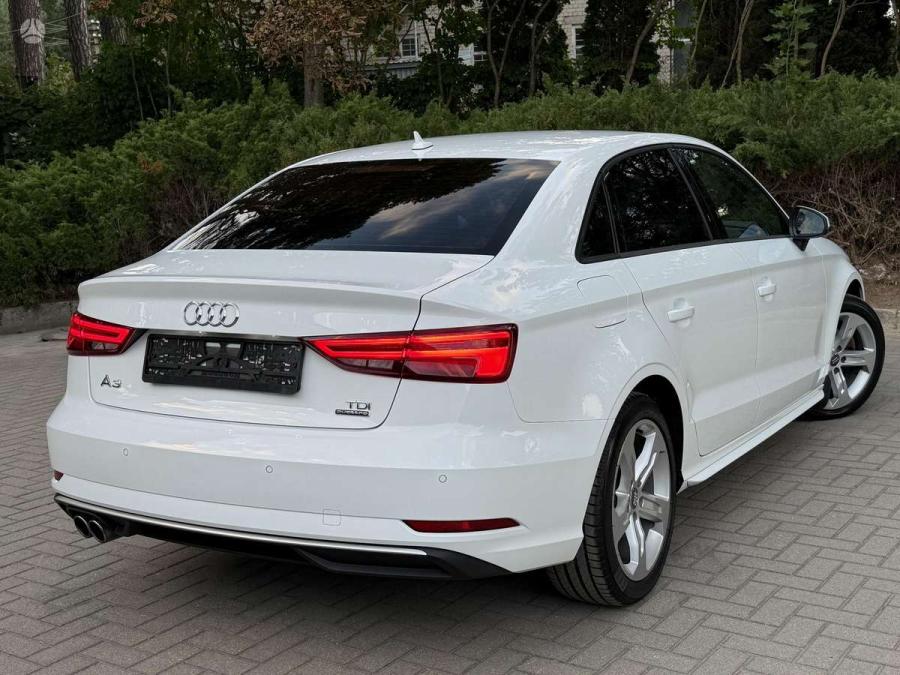 White Audi A3 2017 in Prienai, with an engine capacity of 2.00 L and mileage of 251 thousand km for 12200 €, photo 20 on AUTOMOTO.COM.LV