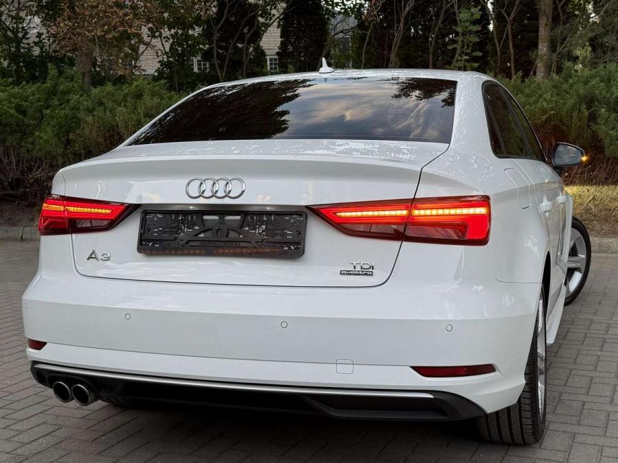 White Audi A3 2017 in Prienai, with an engine capacity of 2.00 L and mileage of 251 thousand km for 12200 €, photo 22 on AUTOMOTO.COM.LV