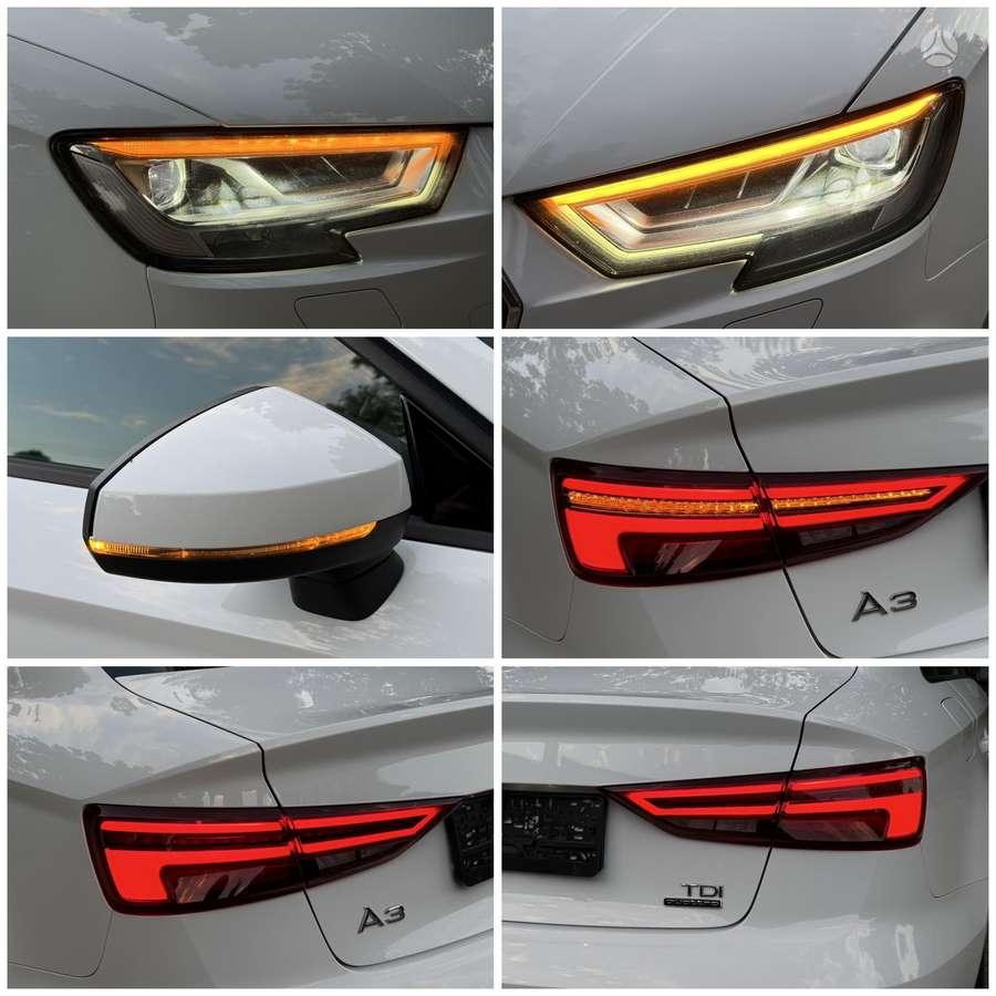 White Audi A3 2017 in Prienai, with an engine capacity of 2.00 L and mileage of 251 thousand km for 12200 €, photo 25 on AUTOMOTO.COM.LV