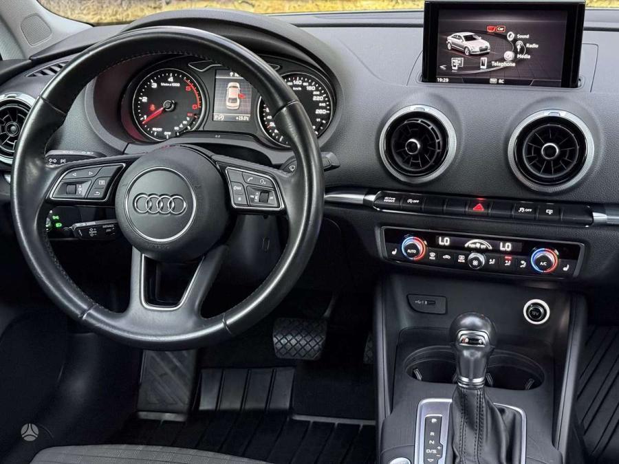 White Audi A3 2017 in Prienai, with an engine capacity of 2.00 L and mileage of 251 thousand km for 12200 €, photo 29 on AUTOMOTO.COM.LV
