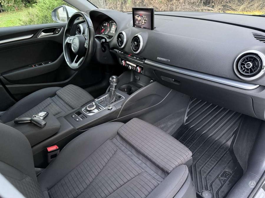 White Audi A3 2017 in Prienai, with an engine capacity of 2.00 L and mileage of 251 thousand km for 12200 €, photo 30 on AUTOMOTO.COM.LV