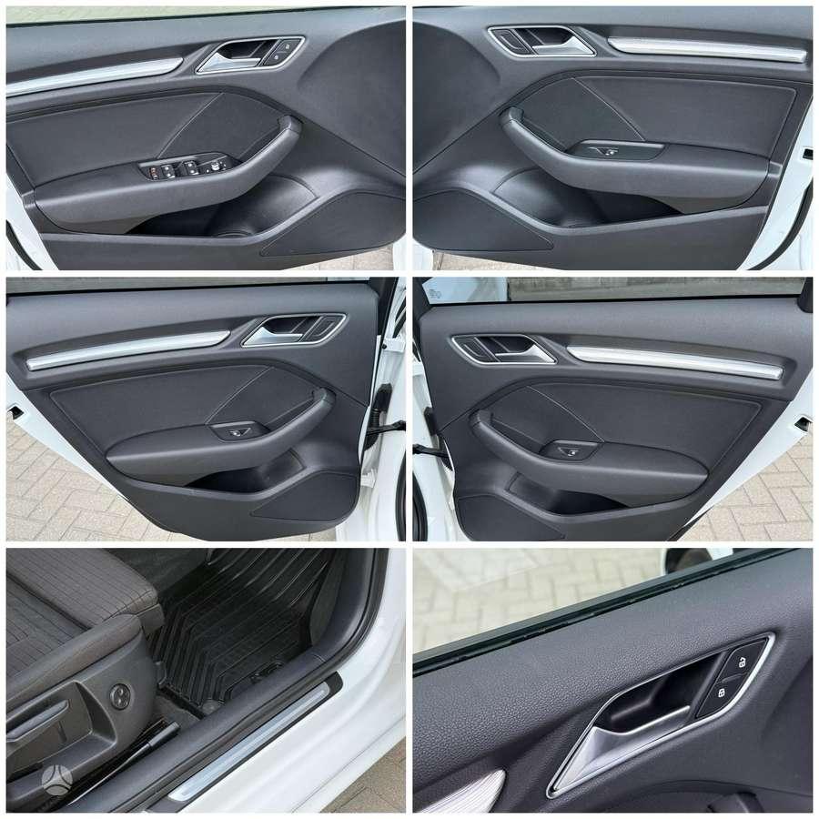 White Audi A3 2017 in Prienai, with an engine capacity of 2.00 L and mileage of 251 thousand km for 12200 €, photo 41 on AUTOMOTO.COM.LV