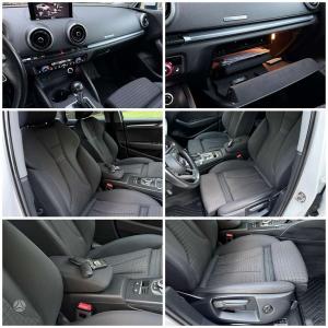 White Audi A3 2017 in Prienai, with an engine capacity of 2.00 L and mileage of 251 thousand km for 12200 €, photo 43 on AUTOMOTO.COM.LV