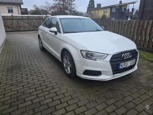 Balts Audi A3 2018 Viļņa, ar dzinēja tilpumu 1.60 L un nobraukumu 63 tūkst. km par 15200 €, foto  vietnē AUTOMOTO.COM.LV