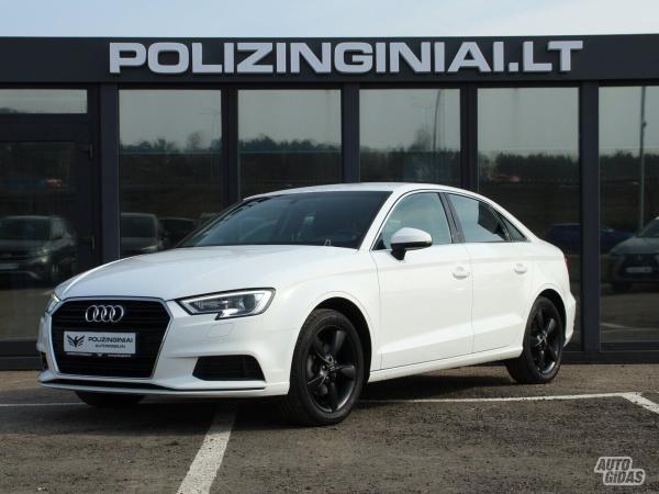 Balts Audi A3 2018 Viļņa, ar dzinēja tilpumu 1.60 L un nobraukumu 63 tūkst. km par 14350 €, foto  vietnē AUTOMOTO.COM.LV