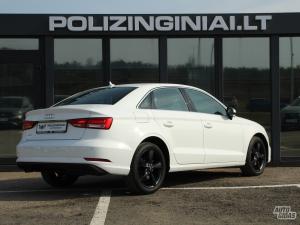White Audi A3 2018 in Vilnius, with an engine capacity of 1.60 L and mileage of 63 thousand km for 14350 €, photo 5 on AUTOMOTO.COM.LV