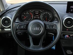 White Audi A3 2018 in Vilnius, with an engine capacity of 1.60 L and mileage of 63 thousand km for 14350 €, photo 6 on AUTOMOTO.COM.LV