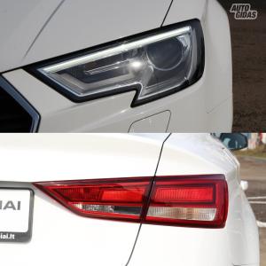 White Audi A3 2018 in Vilnius, with an engine capacity of 1.60 L and mileage of 63 thousand km for 14350 €, photo 20 on AUTOMOTO.COM.LV