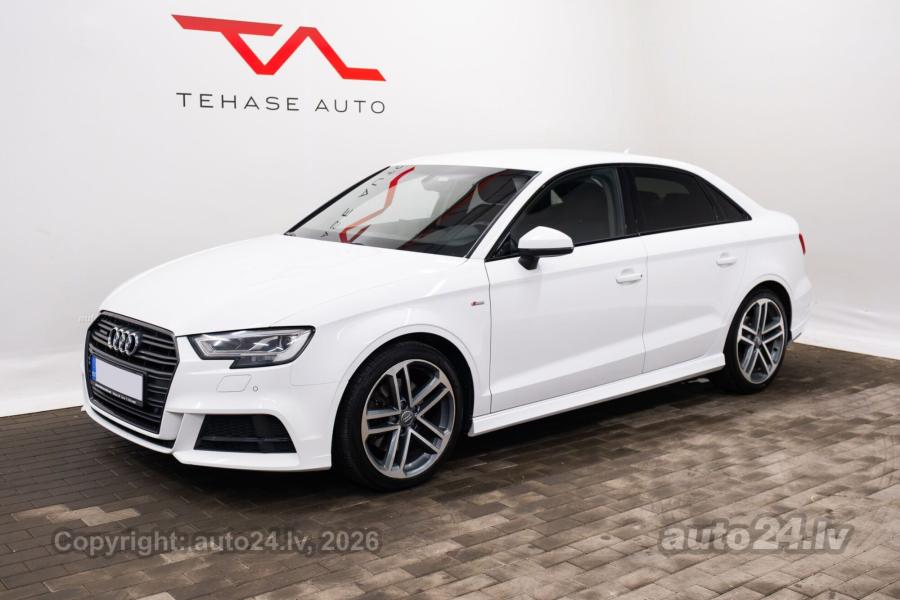 White Audi A3 2018 in Tartu, with an engine capacity of 2.00 L and mileage of 235 thousand km for 22900 €, photo 1 on AUTOMOTO.COM.LV