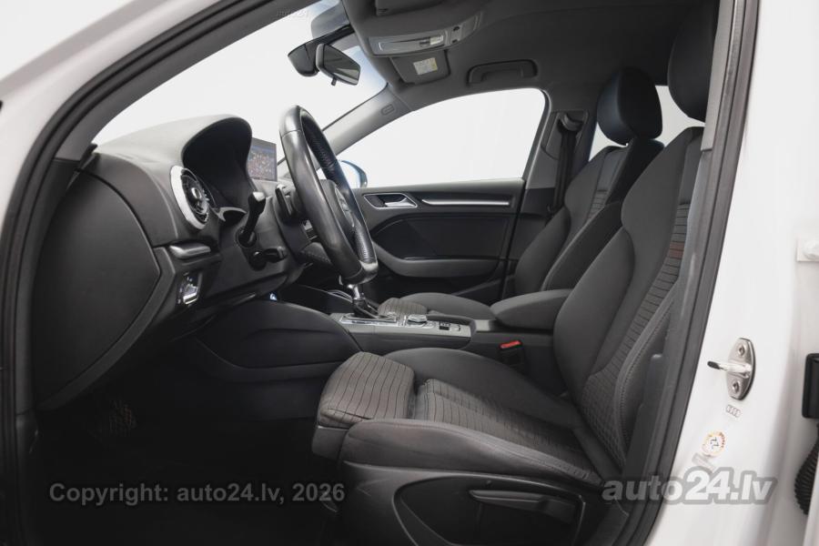 White Audi A3 2018 in Tartu, with an engine capacity of 2.00 L and mileage of 235 thousand km for 22900 €, photo 6 on AUTOMOTO.COM.LV