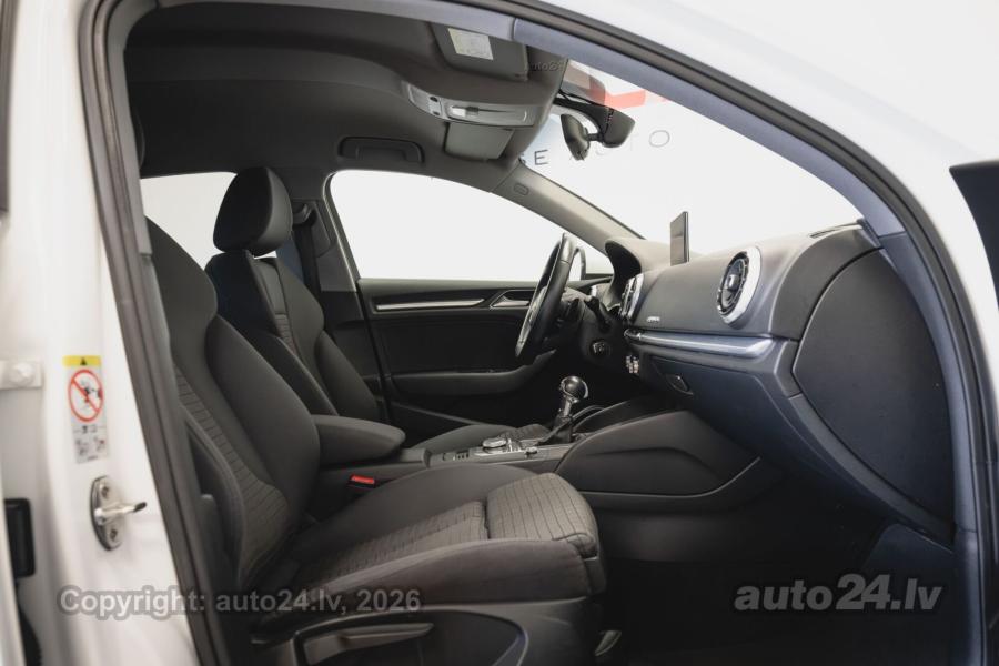 White Audi A3 2018 in Tartu, with an engine capacity of 2.00 L and mileage of 235 thousand km for 22900 €, photo 8 on AUTOMOTO.COM.LV