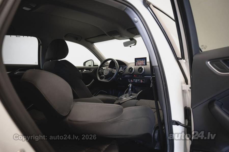 White Audi A3 2018 in Tartu, with an engine capacity of 2.00 L and mileage of 235 thousand km for 22900 €, photo 10 on AUTOMOTO.COM.LV
