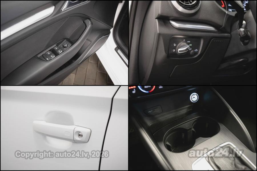 White Audi A3 2018 in Tartu, with an engine capacity of 2.00 L and mileage of 235 thousand km for 22900 €, photo 21 on AUTOMOTO.COM.LV