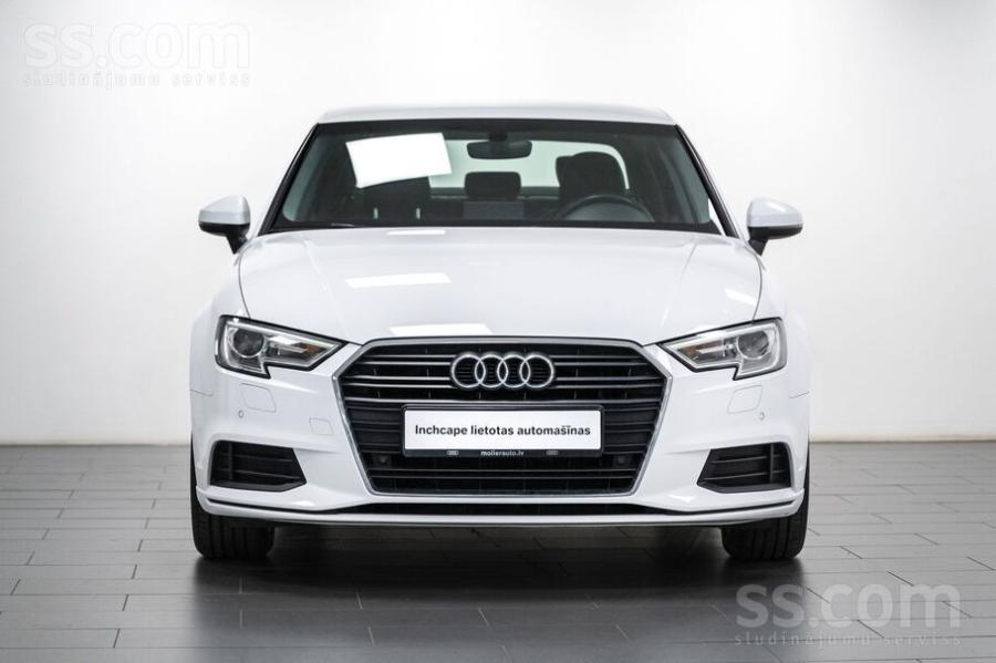 White Audi A3 2018 in Riga, with an engine capacity of 1.60 L and mileage of 86 thousand km for 16500 €, photo 4 on AUTOMOTO.COM.LV