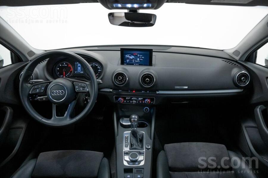 White Audi A3 2018 in Riga, with an engine capacity of 1.60 L and mileage of 86 thousand km for 16500 €, photo 5 on AUTOMOTO.COM.LV