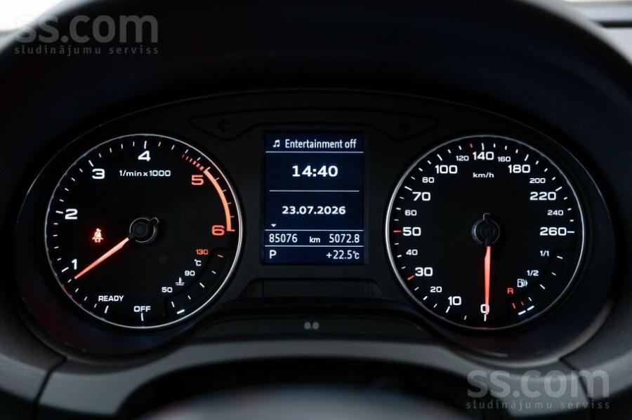 White Audi A3 2018 in Riga, with an engine capacity of 1.60 L and mileage of 86 thousand km for 16500 €, photo 6 on AUTOMOTO.COM.LV
