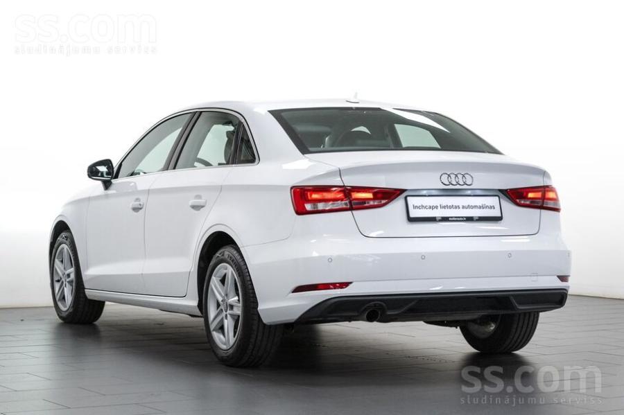White Audi A3 2018 in Riga, with an engine capacity of 1.60 L and mileage of 86 thousand km for 16500 €, photo 15 on AUTOMOTO.COM.LV