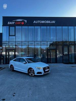 White Audi A3 2019 in Vilnius, with an engine capacity of 1.50 L and mileage of 110 thousand km for 15800 €, photo  on AUTOMOTO.COM.LV