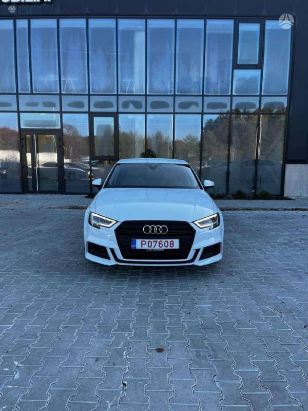 Balts Audi A3 2019 Viļņa, ar dzinēja tilpumu 1.50 L un nobraukumu 110 tūkst. km par 15800 €, foto 2 vietnē AUTOMOTO.COM.LV